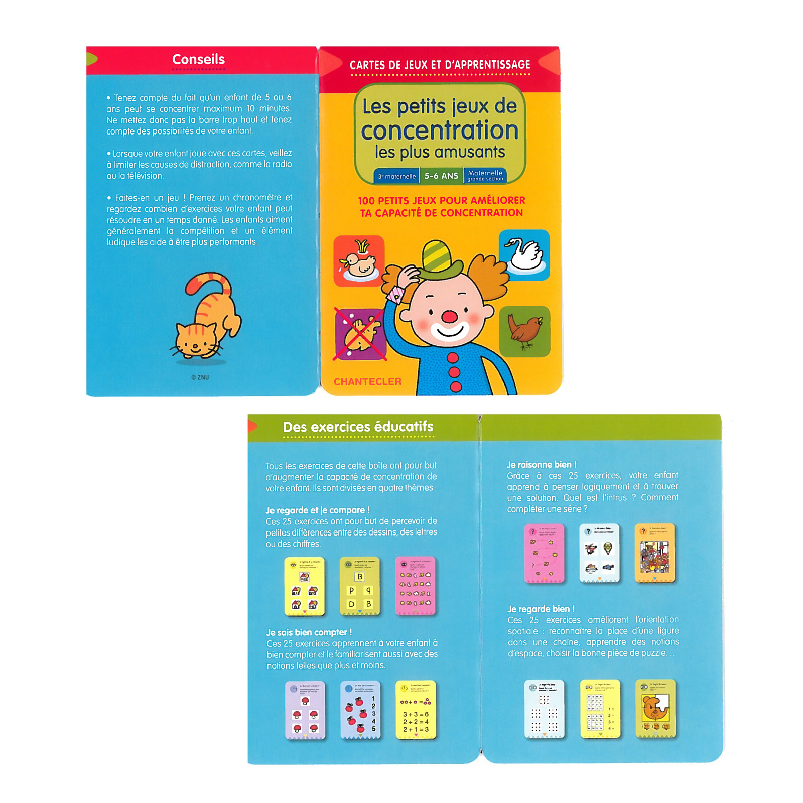 Coffret petits jeux de concentration | Nature & Découvertes