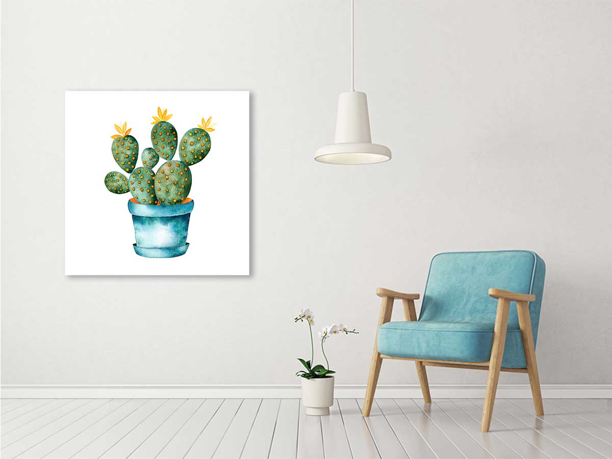 Tableau pot de cactus | Nature & Découvertes